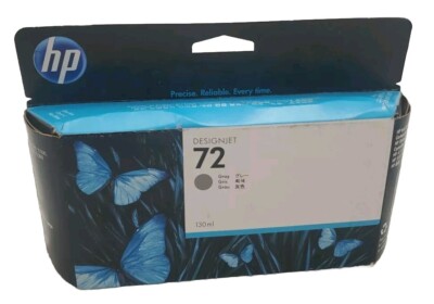 HP Genuine 72 Gray Ink Cartridge C9374A ~New Factory Sealed | eBay