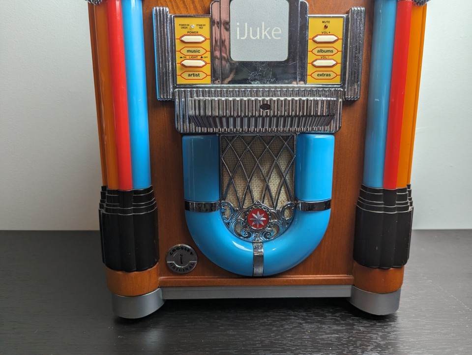 Crosley iJUKE Jukebox iPod CR1701A w/Power Cord Speakers Works, Doesn't ...