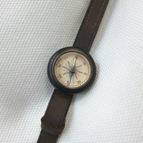 WW1 MILITARY WRIST COMPASS BRITISH ARMY OFFICERS SOLDIERS NCO ANTIQUE ...