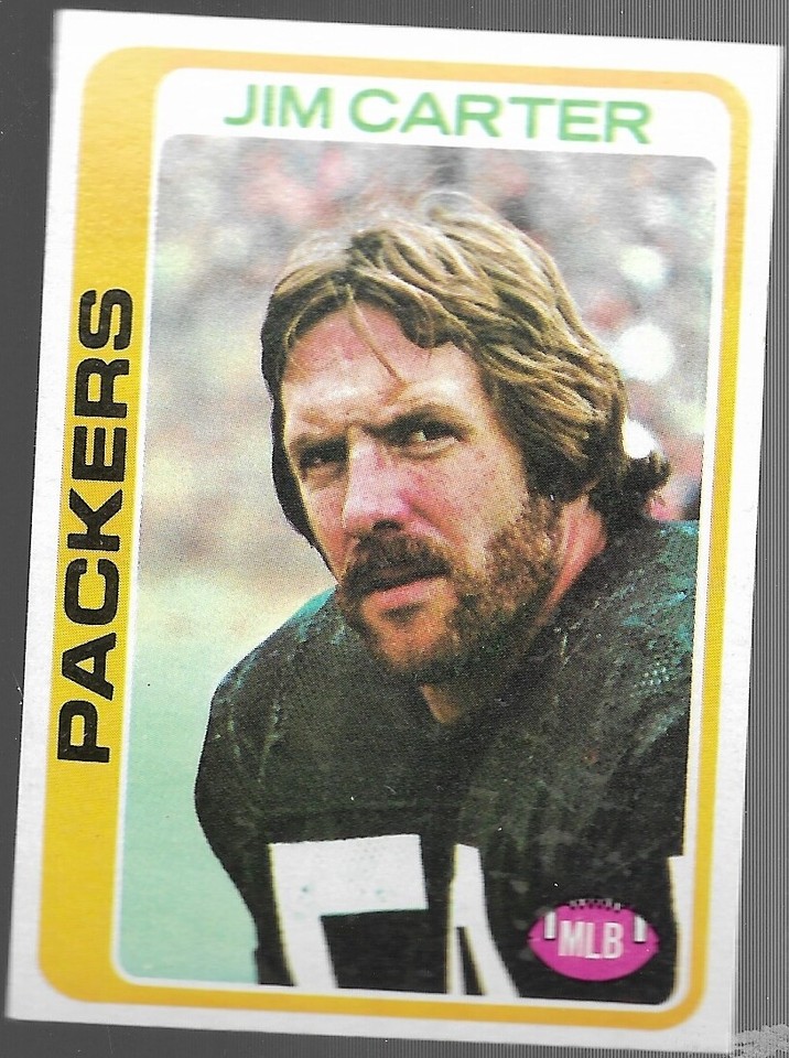 1978 Topps Jim Carter 174 Green Bay Packers Football | eBay