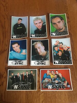 NSYNC Vending Machine Card Stickers Brand New A1 | eBay