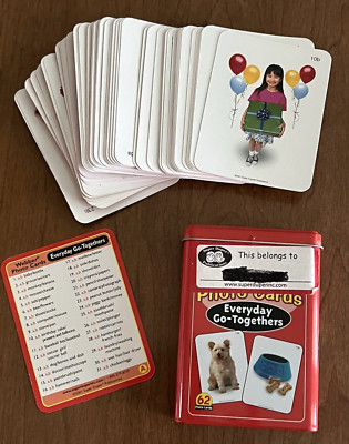 Super Duper Webber Photo Cards Everday Go-Togethers #WFC-08, Speech ...