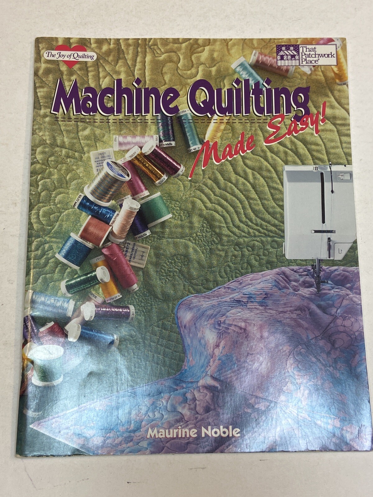 The Joy of Machine Quilting Made Easy Maurine Noble Practice Exercises ...