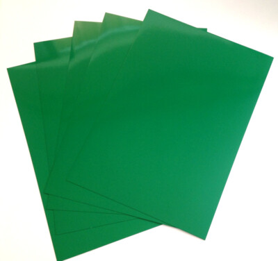 10 x A4 Sheets Green Chromolux Card 250gsm NEW | eBay UK