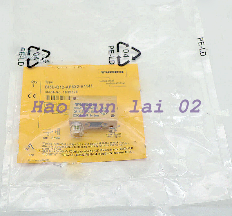 1PC NEW FOR Turck BI5U-Q12-AP6X2-H1141 BI5U-Q12-AN6X2-H1141 Square ...