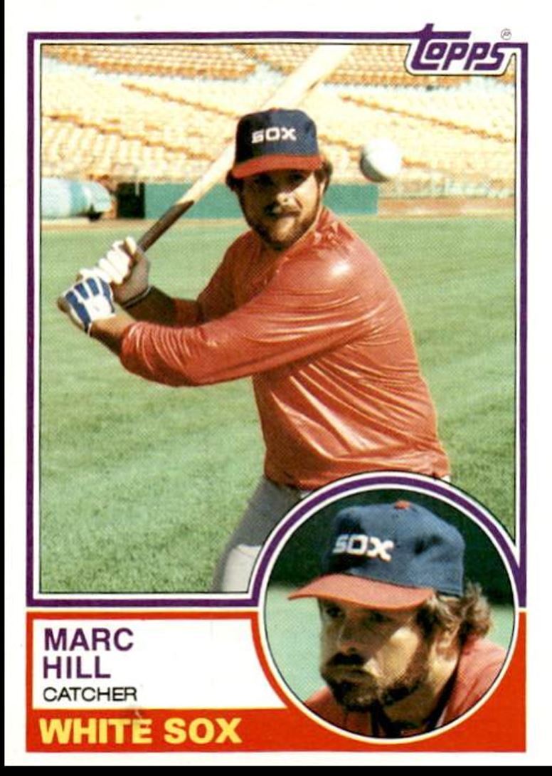 1983 Topps Marc Hill Chicago White Sox #124 | eBay