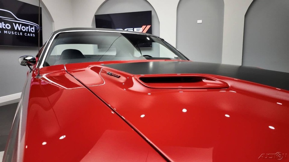 1972 Dodge Challenger 440 V8, Posi Rear End, Real FE5 Bright Red Car ...