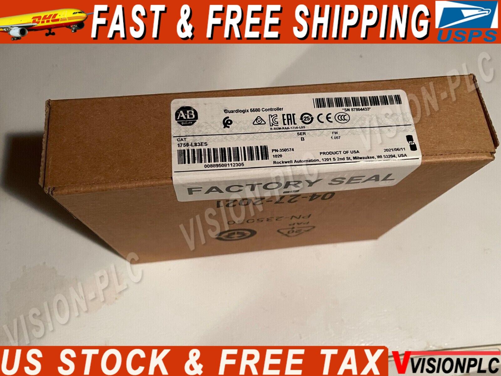 New AB 1756-L83ES /B ControlLogix Processor - **Bonus Item Read ...