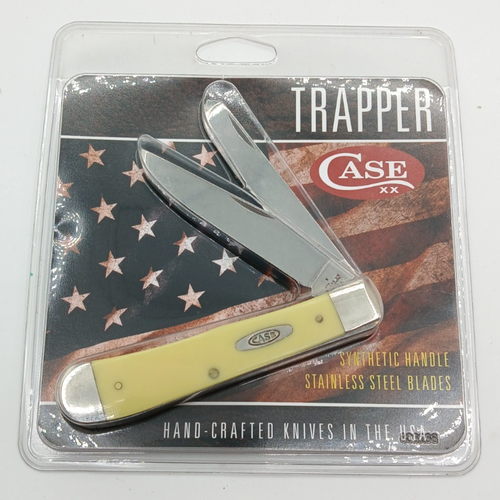 Case xx Trapper 2 blade Knife Delrin Handle Pocket Knife Made in USA ...