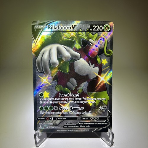 Rillaboom V SV105/SV122 Pokemon Shining Fates: Shiny Vault Holo | eBay