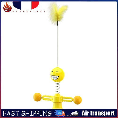 ABS Cat Toys Spring Sucker Toy Kitten Interactive Teasing Stick Pet ...