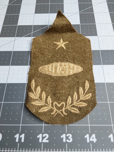 WWI US Army Tank Corps Master Sergeant Rank Insignia Chevron Stripe ...