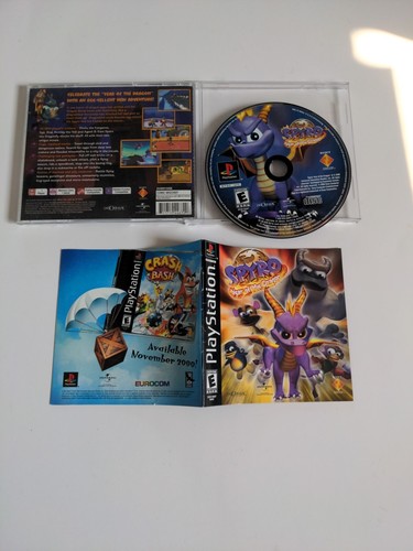 Spyro Year Of The Dragon (Sony PS1, 2000) CIB Tested - Clean Disc ...