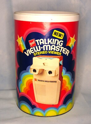 Vintage 1973 Talking Viewmaster with Original Container and Disk | eBay