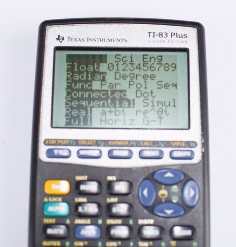 Texas Instrument TI-83 Plus Silver Edition Clear Graphing Calculator ...