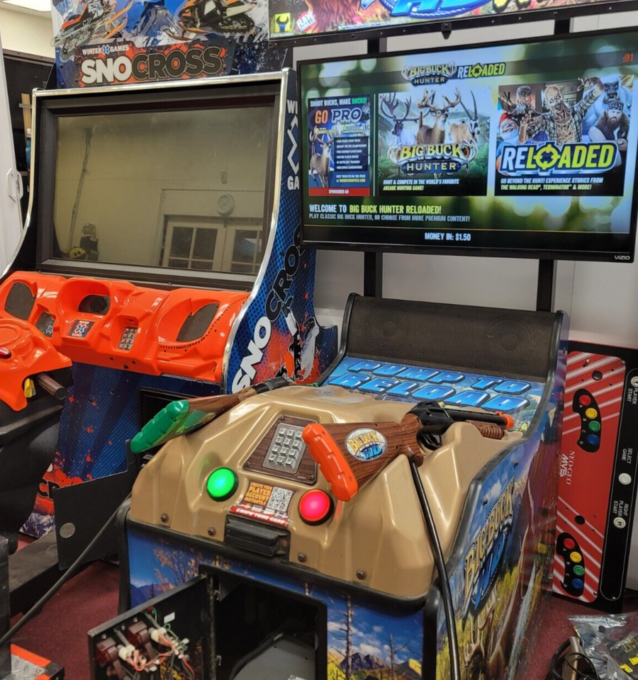 Big Buck Hunter HD Reloaded 2023 Raw Thrills Arcade Game Computer Dell ...