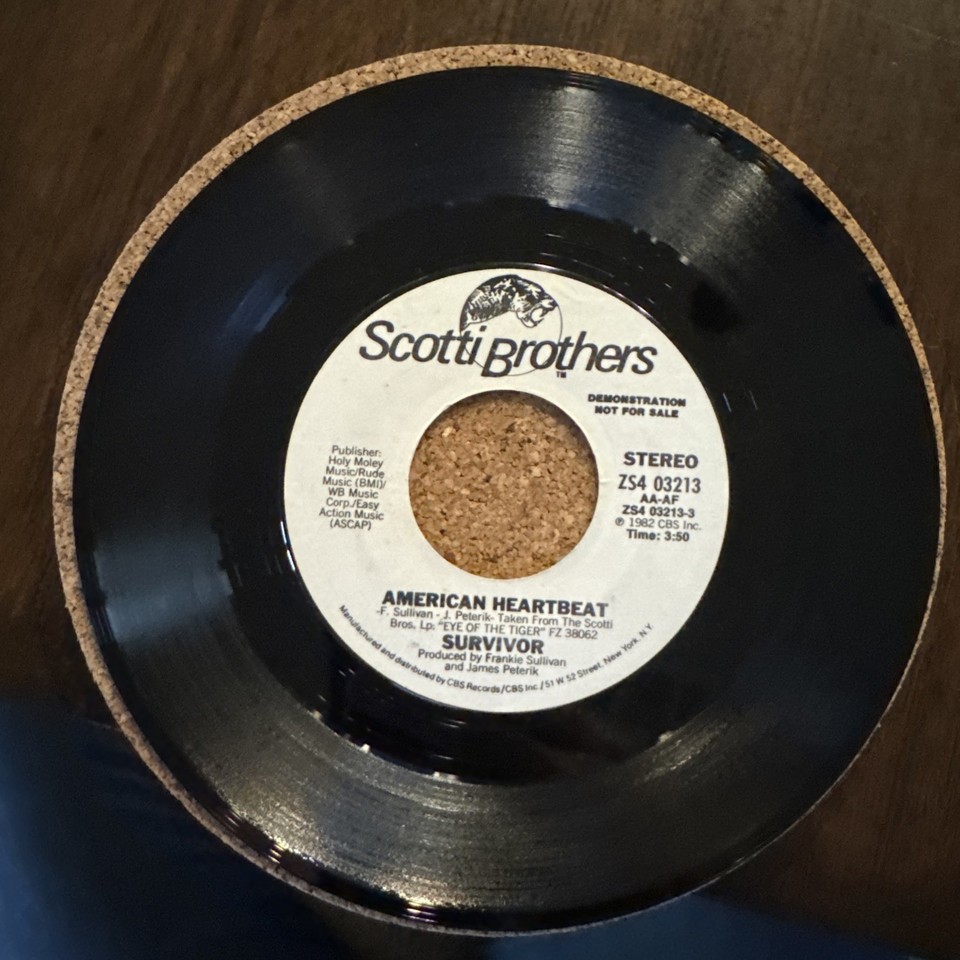 45 RECORD - SURVIVOR - AMERICAN HEARTBEAT | eBay
