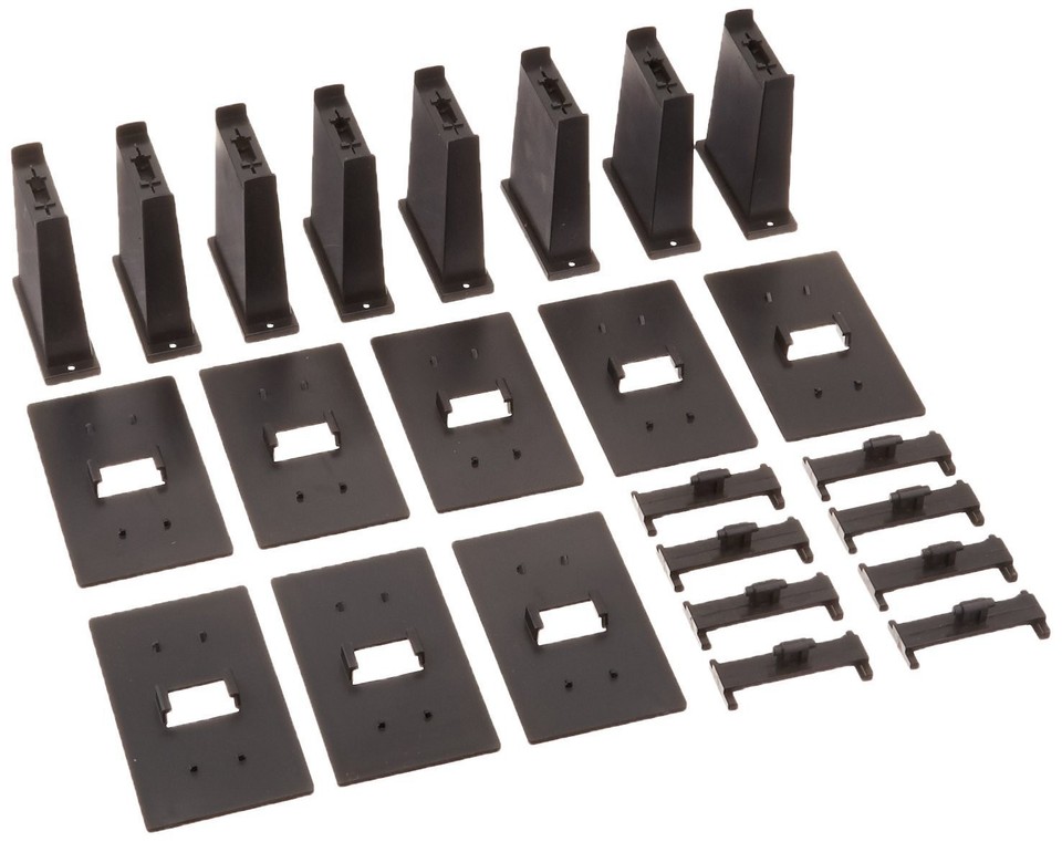 Trains 8 PC. E-Z TRACK TALL PIER SET - HO Scale 22899444727| eBay