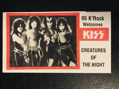 KISS Creatures Of The Night Eric Carr Vinnie Vincent 95 K’ ROCK RADIO ...