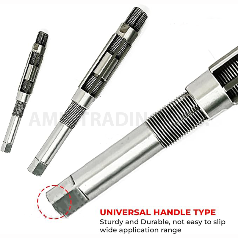 Adjustable Hand Reamers 7Pc Set HV to H3 Sizes 1/4" to 15/32" Mild ...