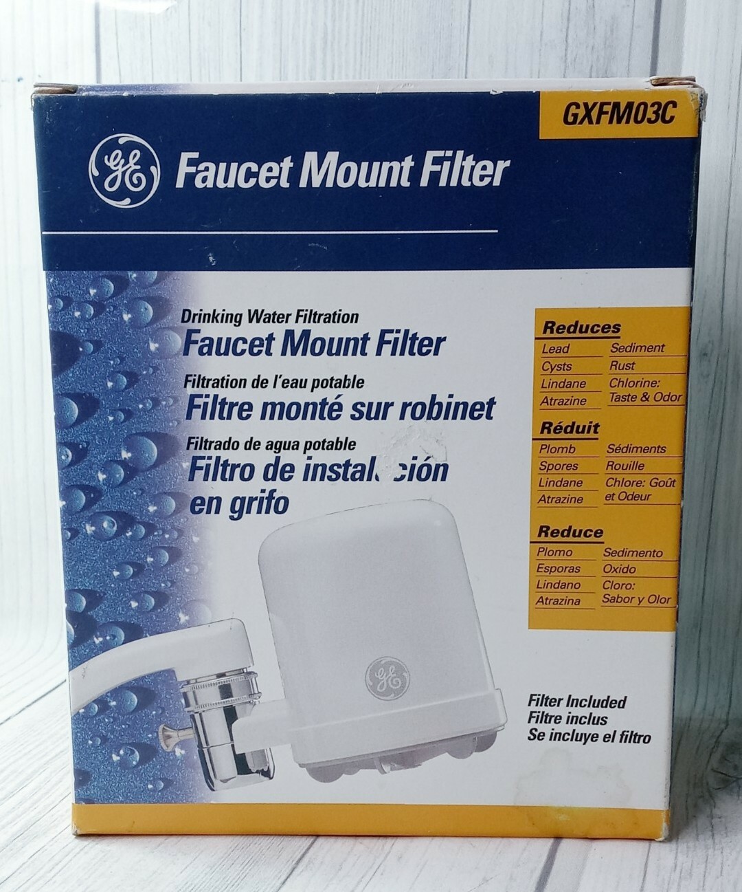 GE G.E Smartwater Faucet Mount Water Filtration Model GXFM03C NEW ...