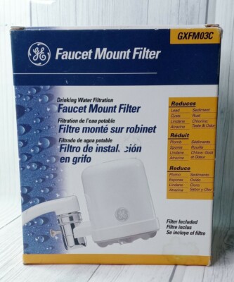 GE G.E Smartwater Faucet Mount Water Filtration Model GXFM03C NEW ...