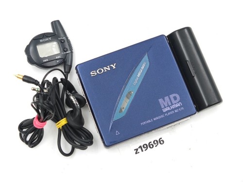 Sony MD Walkman MZ-E70 Minidisc Player Blue Used F/S | eBay