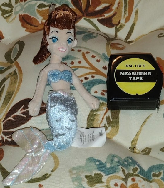 Little Mermaid Ariel & Her Sisters Adella Mini Plush Doll Disney RaRe 9 ...