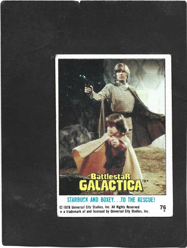 1978 Battlestar Galactica # 76 Starbucks and Boxey | eBay