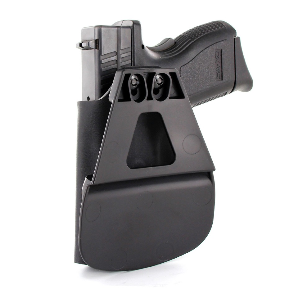 Glock - OWB Paddle Tactical Holster - Olight Baldr Mini - Matte Black ...