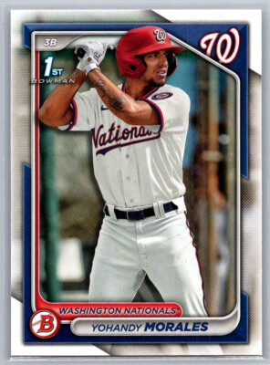 # BP-52 Yohandy Morales Washington Nationals 2024 1st Bowman | eBay