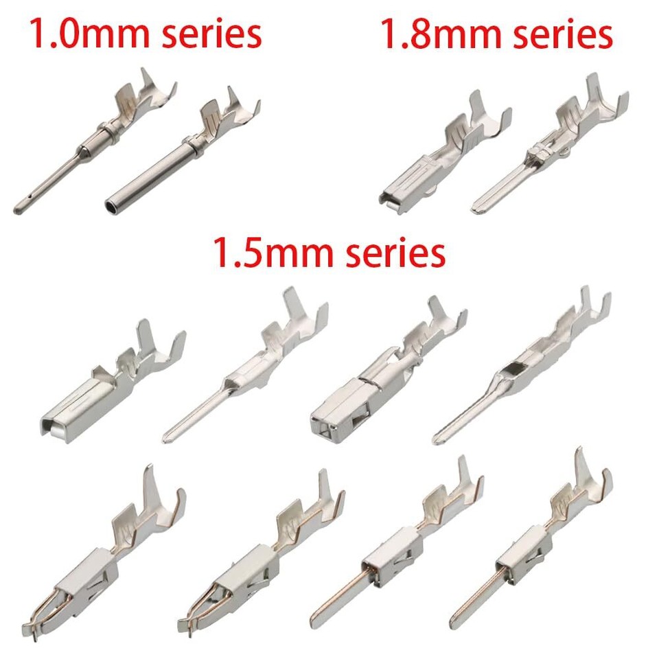 460 Pcs Terminal Wire Harness Pin Male Female Automotive Connector Car ...