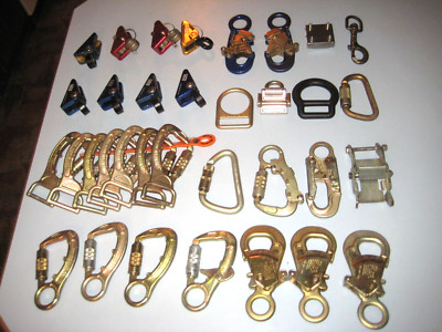 Large Lot 34 PC. Sala Safety Lock Harness Carabiners Hook Spring Lock ...