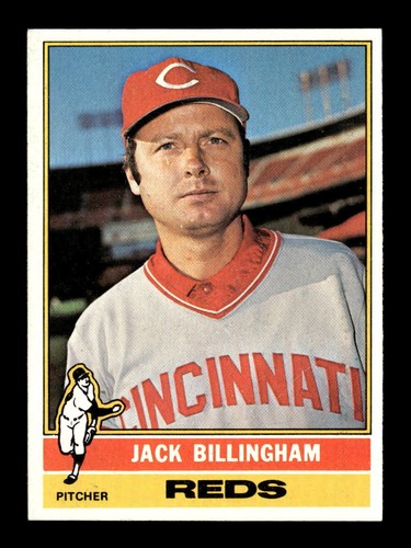 1976 Topps #155 Jack Billingham Cincinnati Reds EX-MT Baseball Card ...