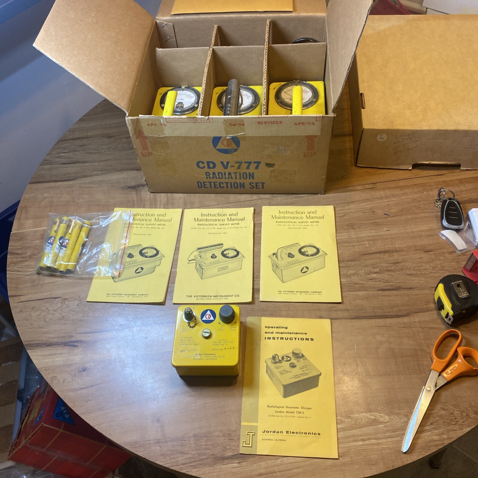 Complete & Certified Geiger Counter CD V-777-1 Radiation Detection Set ...