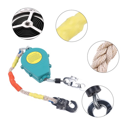 23FT 330LBS Self Retracting Lifeline Lanyard Arrester Fall Protection ...