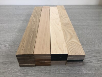 Oak,ash,maple,st.beech timber offcuts 5 Length Of Each@ 48x10x400mm ...