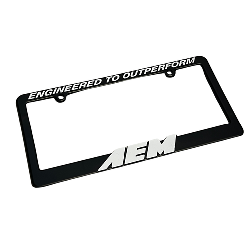 Genuine AEM Custom Racing License Plate Vanity Frame Tag Holder Cover ...