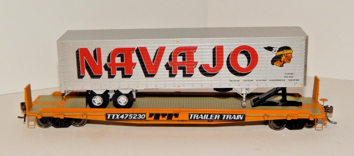 Rapido Trains HO #138019A TTX Yellow Scheme F30G TOFC Flatcar RTR ...