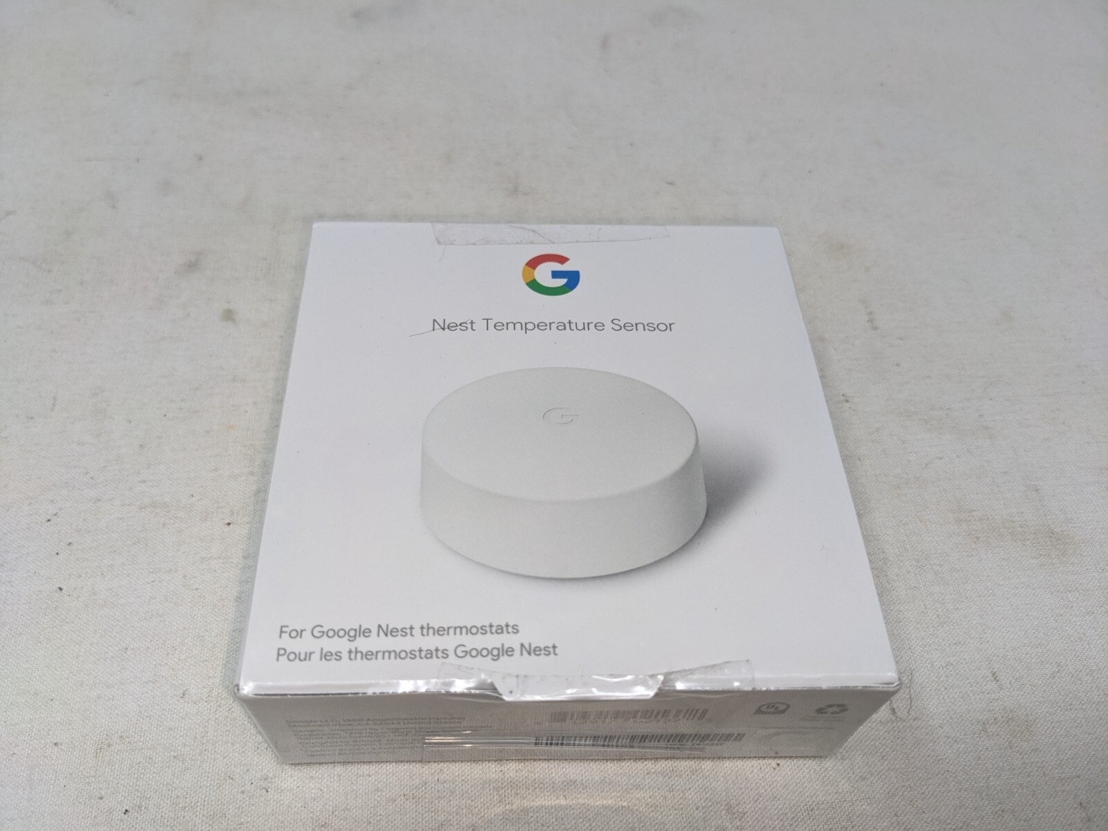 NEW Google Nest Temperature Sensor - White (T5000SF). NEW SEALED (02 ...