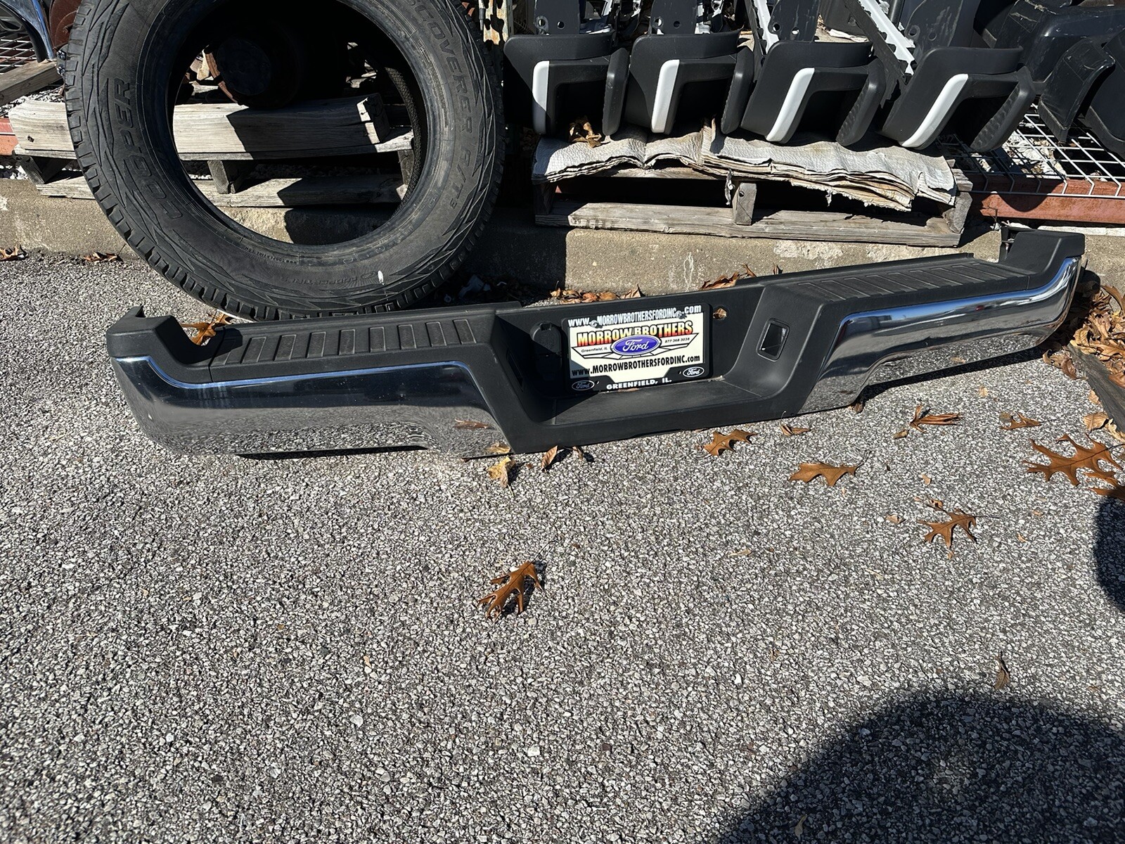 2017-2022 Ford F250 F350 Super Duty Factory Chrome Rear Bumper OEM ...