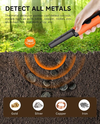 Metal Detector for All – Waterproof, 360° Detection, Easy Alarm | eBay