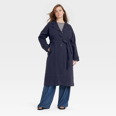 Women's Long Sleeve Trench Coat - Universal Thread | eBay