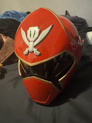 Power Rangers Super Megaforce Red Ranger Helmet/ Gokai Red Helmet | eBay