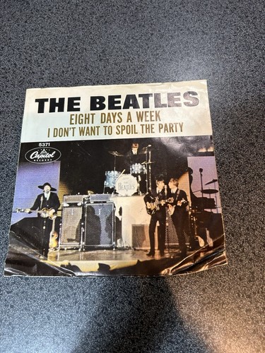 45 RPM Record "Eight Days a Week" The Beatles Capital 5371 | eBay