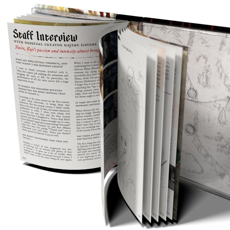 Attack on Titan: Season Two (Blu-ray) Bryce Papenbrook Josh Grelle ...