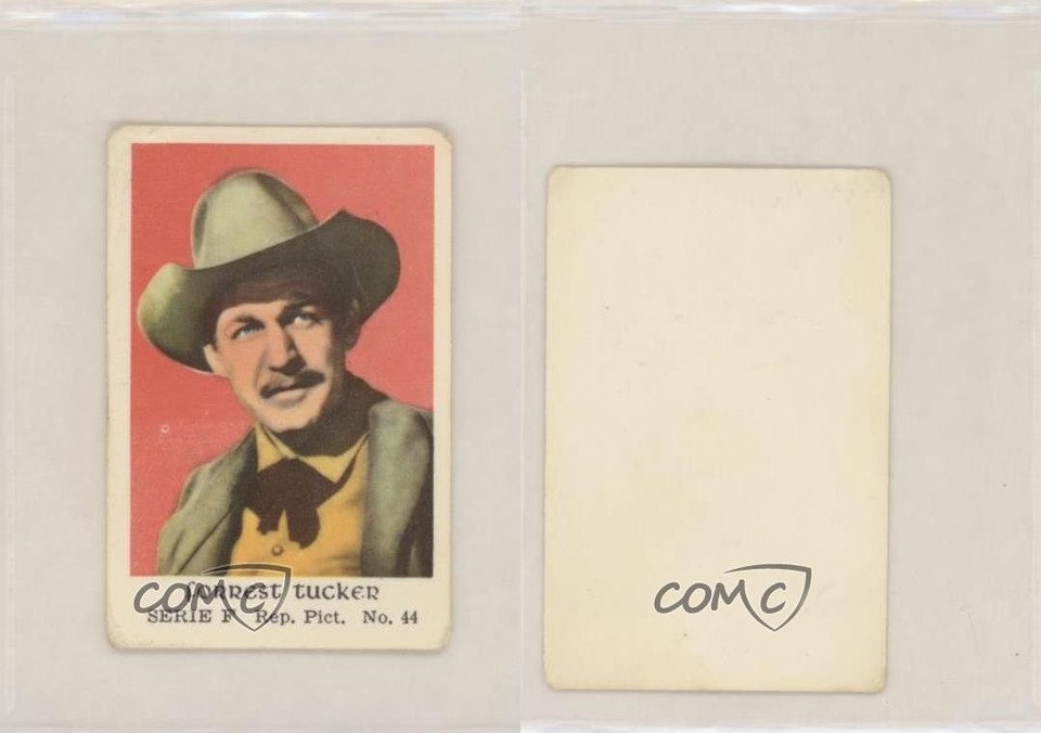 1957 Dutch Gum Serie F with Studio Name Forrest Tucker #44 0ha3 | eBay