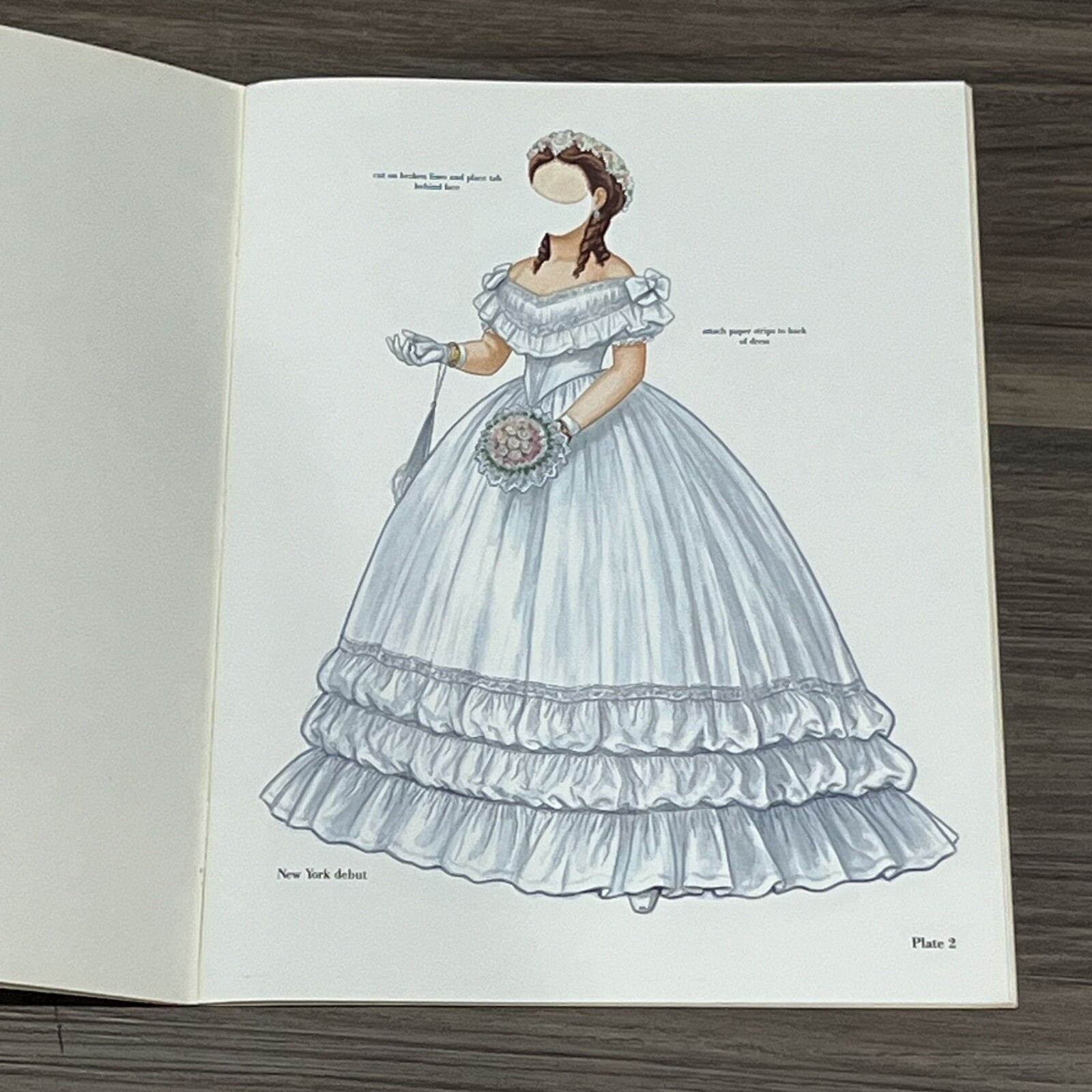 Vintage 1997 Victorian Debutante Paper Doll Book Dover Uncut | eBay