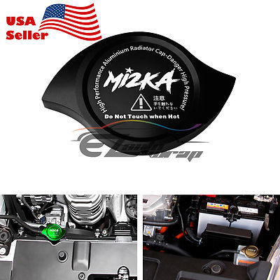 Black Billet Aluminum Radiator Protector Pressure Cap Cover Car High ...