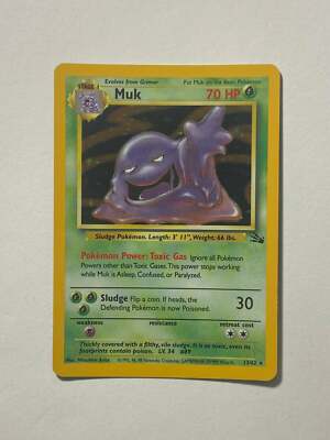 Muk Fossil Holo near mint condition ENGLISH 13/62 | eBay